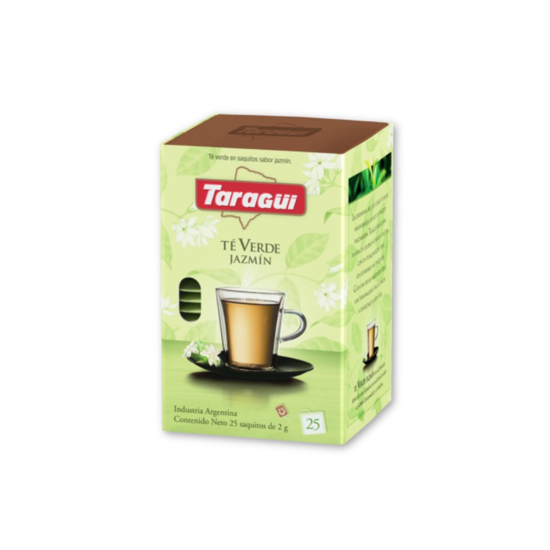 TARAGUI - Te Verde y Jazmin x 25saq.