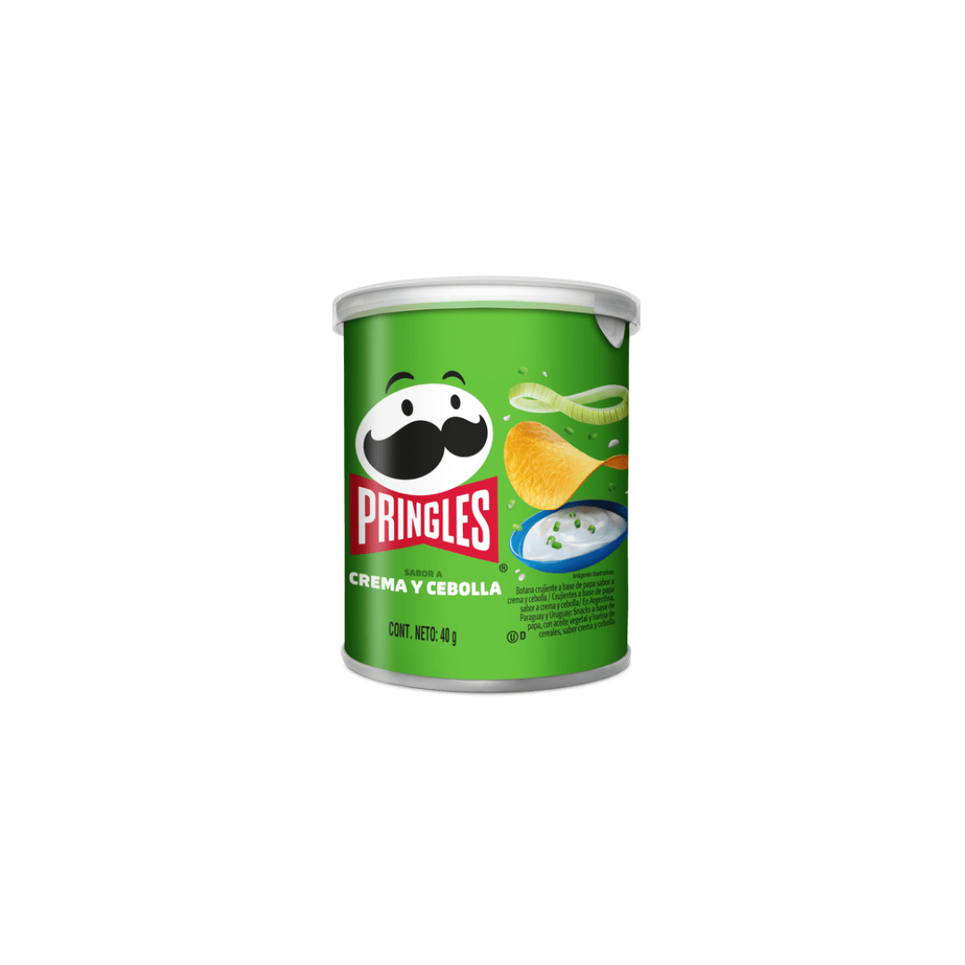 PRINGLES - PAPAS FRITAS CREMA & CEBOLLA 40gr